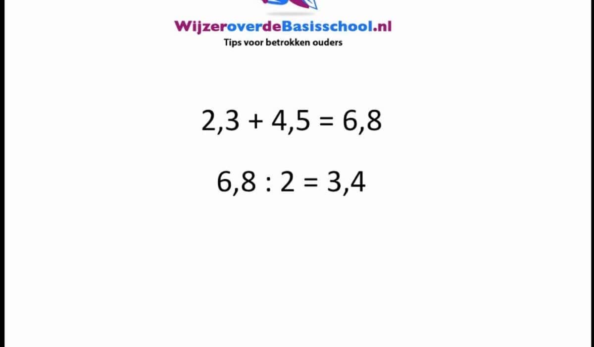 Gemiddelde omzet, afstand en tijd eenvoudig berekenen