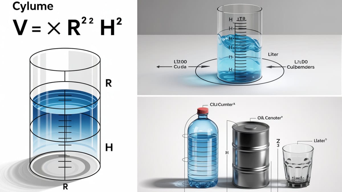 Cilinder inhoud berekenen – formule, volume
