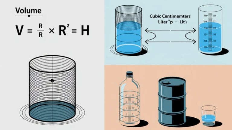 Cilinder inhoud berekenen – formule, volume