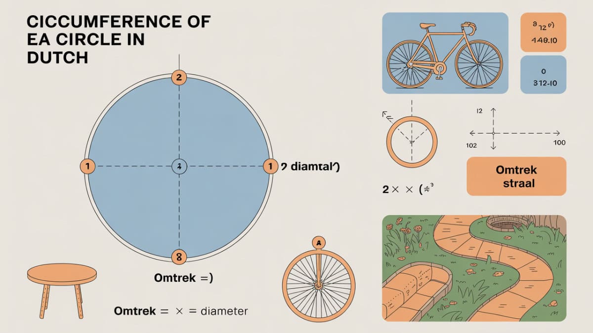 Omtrek van cirkel berekenen 2026 – Formule, voorbeelden en tips