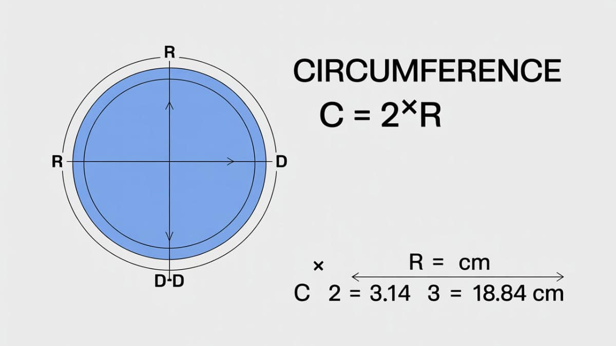 Omtrek Cirkel Berekenen – Formules met Straal